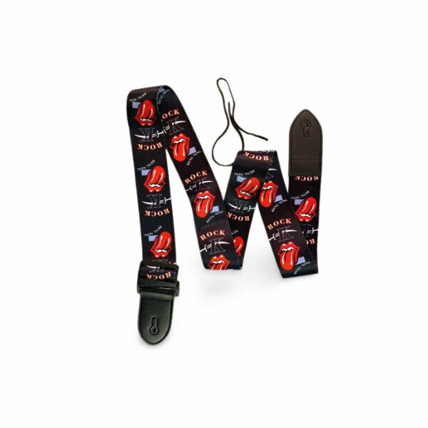 Ремень для гитары Rock You, 140 см, регулируемая длина, чёрный