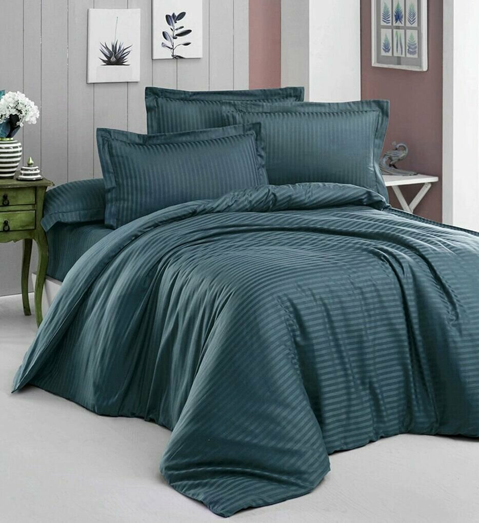 Простыня из страйп-сатина 240 х 260 - М - 125 - Магеллан 1х1