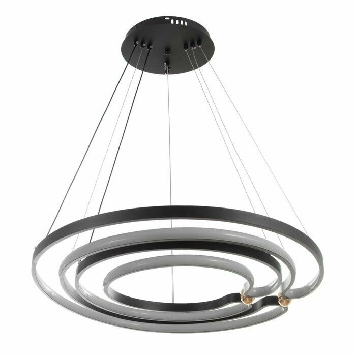 Светильник "Ригель" LED 260Вт 3000-6000К черно-золотой 100х100х100 см