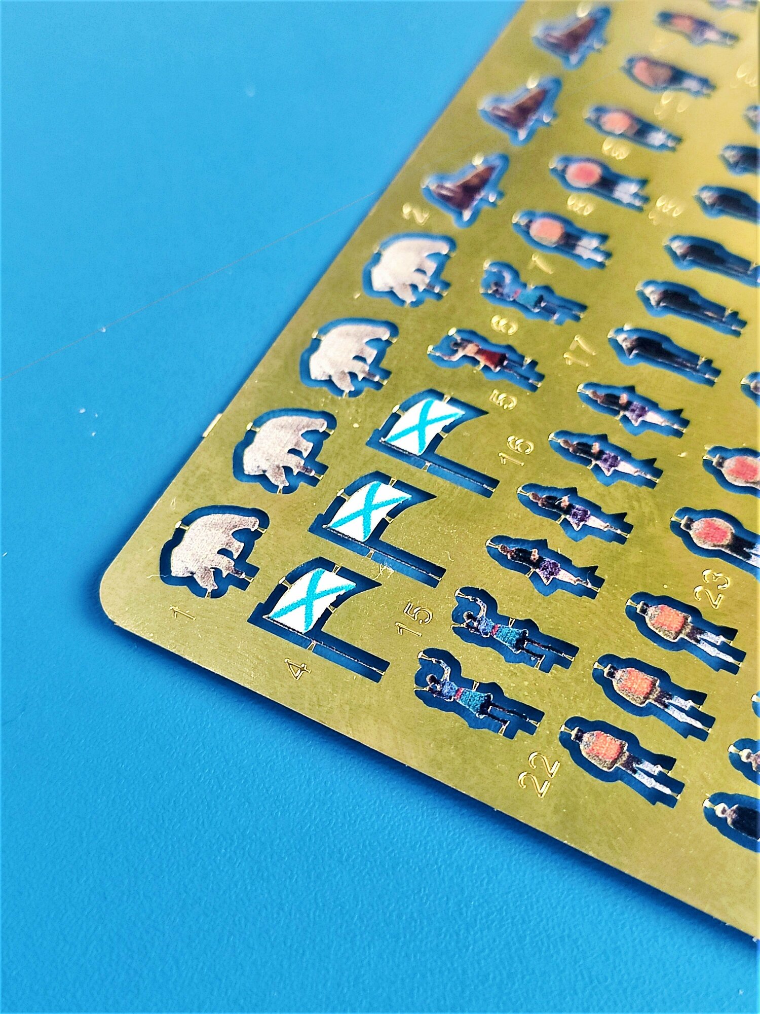 AM35001K Цветное фототравление Набор фигур. Флот 1/350