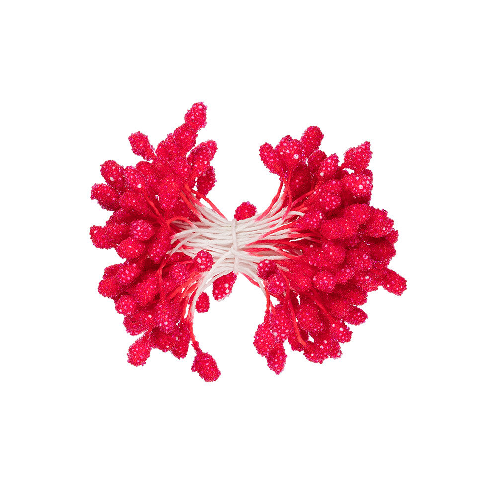 Тычинки для искусственных цветов "Blumentag" TIC/MBF-3 85 шт красный/red