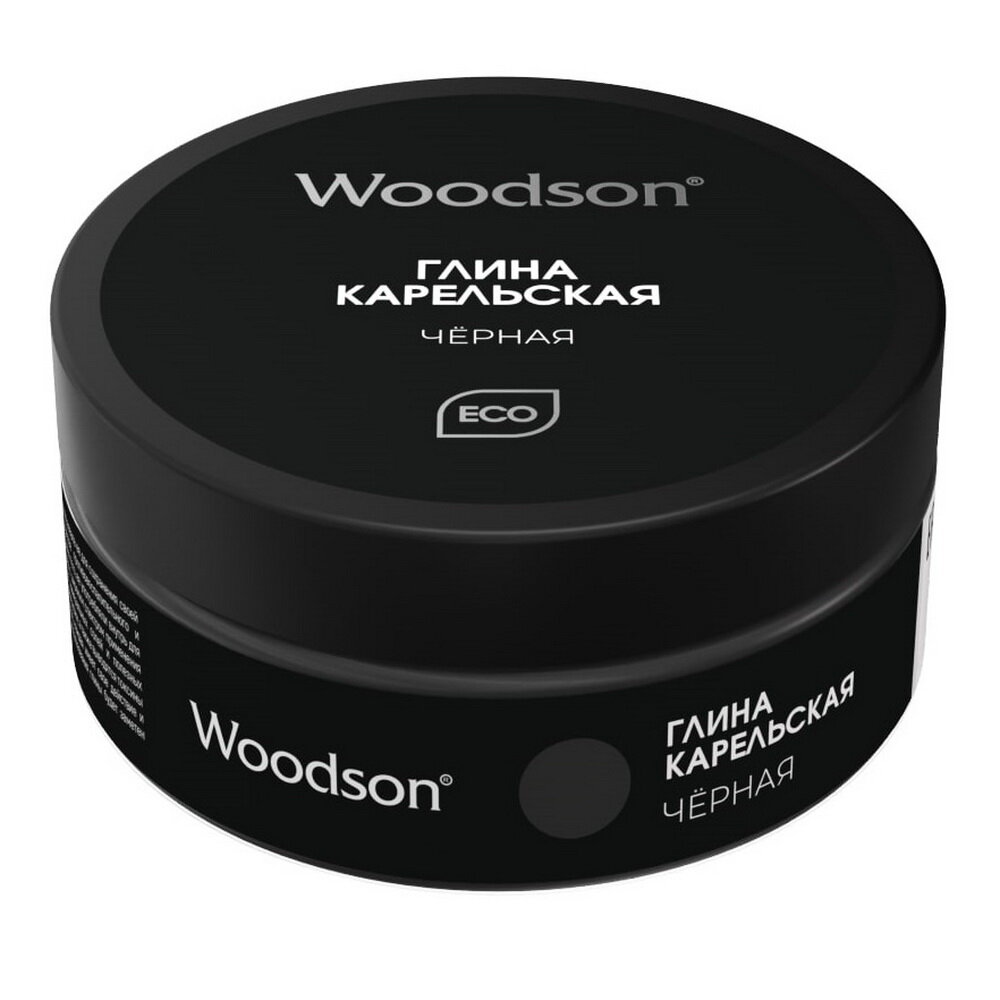 Глина для бани WoodSon Карельская черная, 150 мл (арт. WK33)