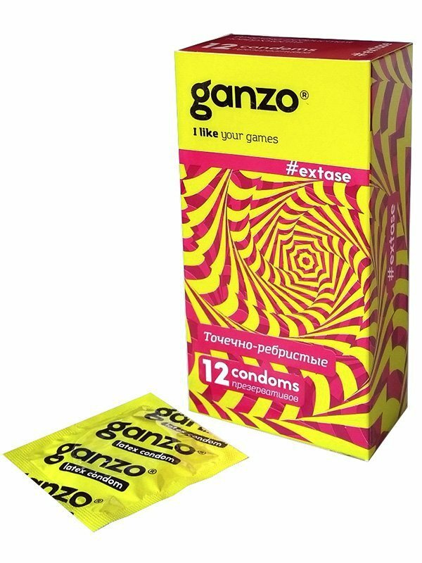 Презервативы Ganzo Extase анатомические – 12 шт