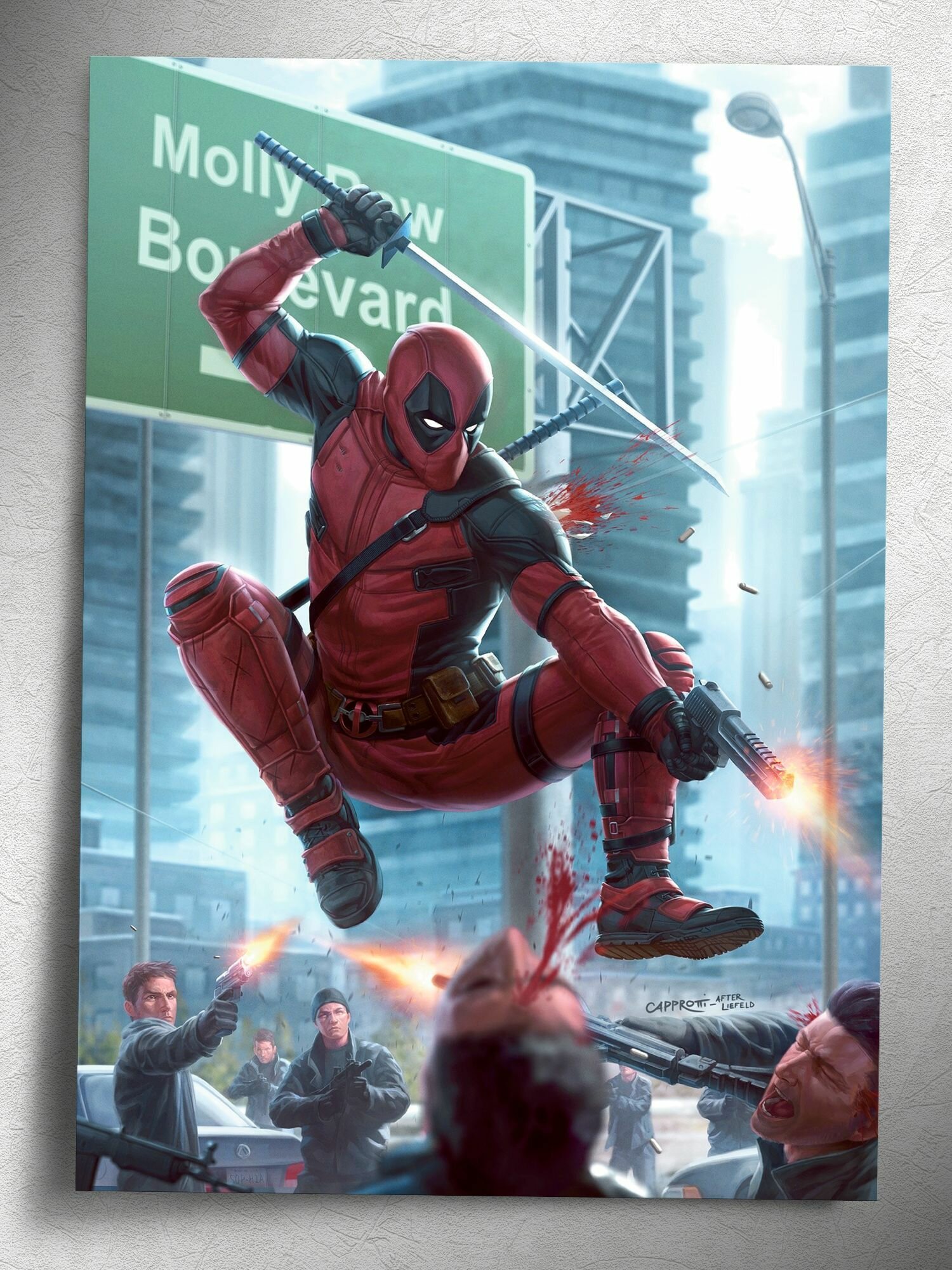 Постер: Дедпул разрулит (Deadpool)