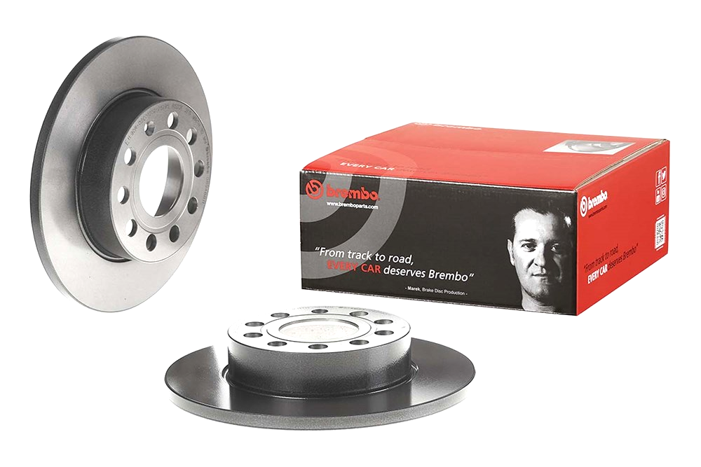 BREMBO 08.9488.11 (08948810 / 08948811 / 0894881X) диск тормозной VW scirocco III (137, 138) 2.0 tsi 2013-2017 (Комплект 2 штуки)