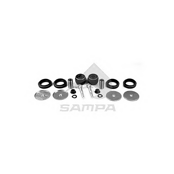 SAMPA 030.526 (030526_SA / 1075266S) р / к подвески кабины 1x (мр) перед. болты+шайбы+втулки+кольца+гайки