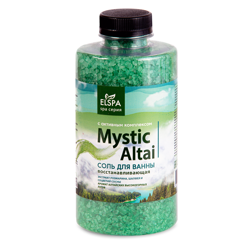 Соль для ванны Elspa Mystic Altai Восстанавливающая 800г