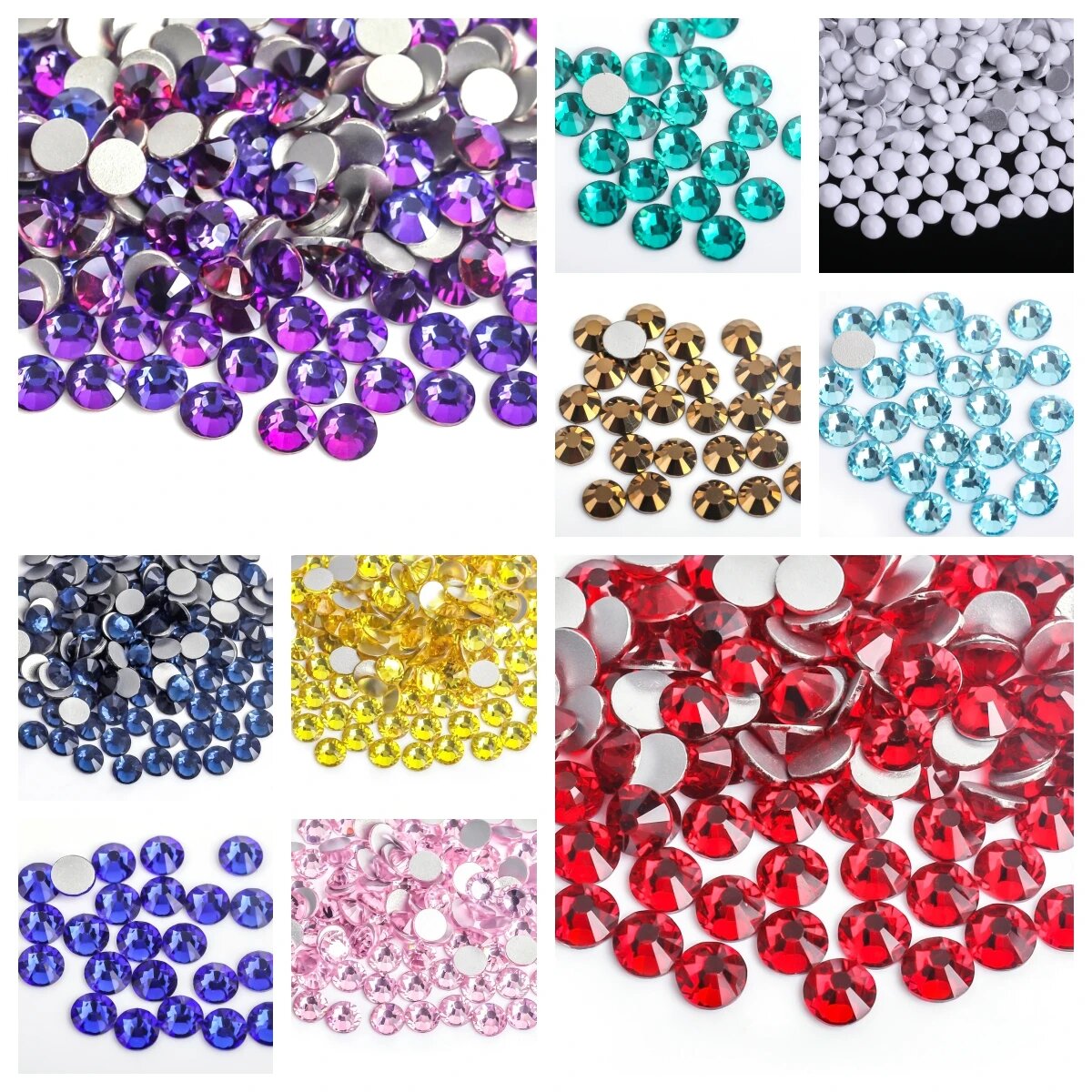 Стразы черные SS12 1440pcs Nailsworld — фото 1