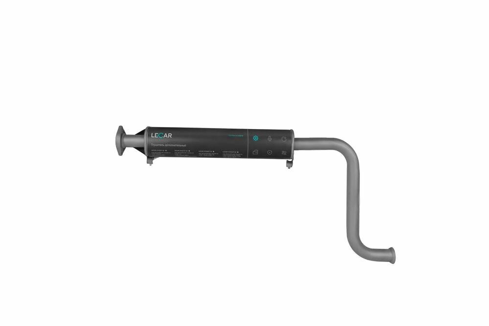 Глушитель дополнительный для Лада 110 с катализатором, 16кл ДВС LECAR