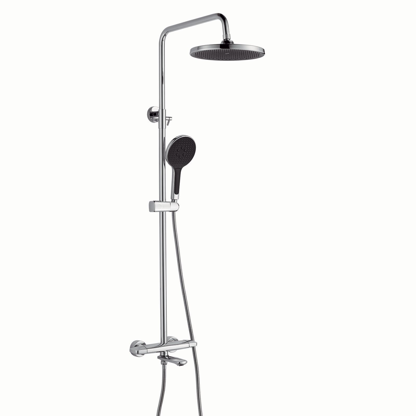 Душевая стойка со смесителем и тропическим душем Rose