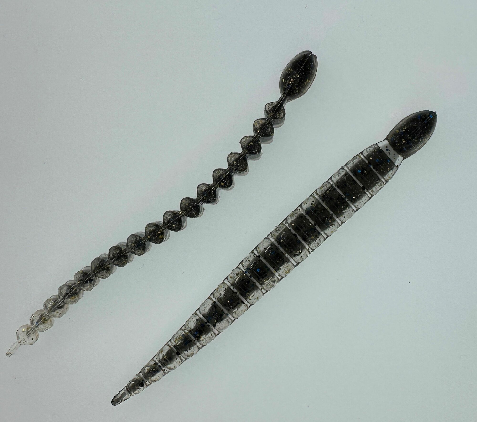 Силиконовая пиявка Keitech Custom Leech 3" на форель; окуня