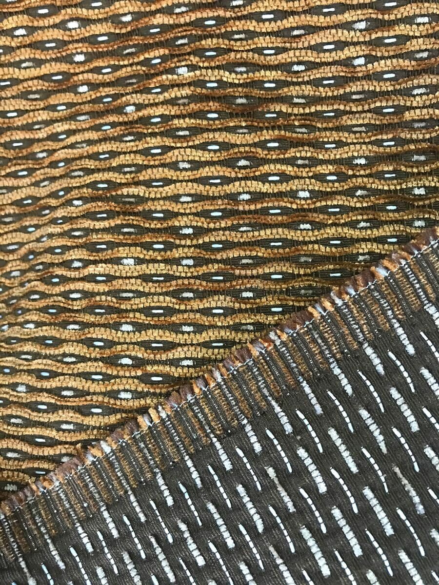 Ткань Мебельная двухсторонняя/ Жаккард, ш-140 см, отрез 2 метра