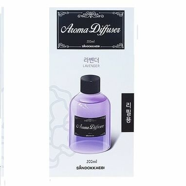 Sandokkaebi Жидкий освежитель воздуха "Aroma Diffuser" (сменный флакон / лаванда) 200 мл