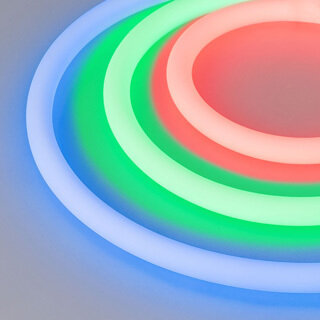 038762 Лента герметичная MOONLIGHT-TOP-G280-D18mm 24V RGB 360deg (13 W/m, IP65, 3838, 5m, wire x1) (Arlight, Вывод прямой)