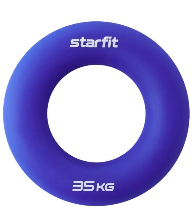 Эспандер кистевой STARFIT ES-404 кольцо, силикогель, d=8,8 см, 35 кг, темно-синий