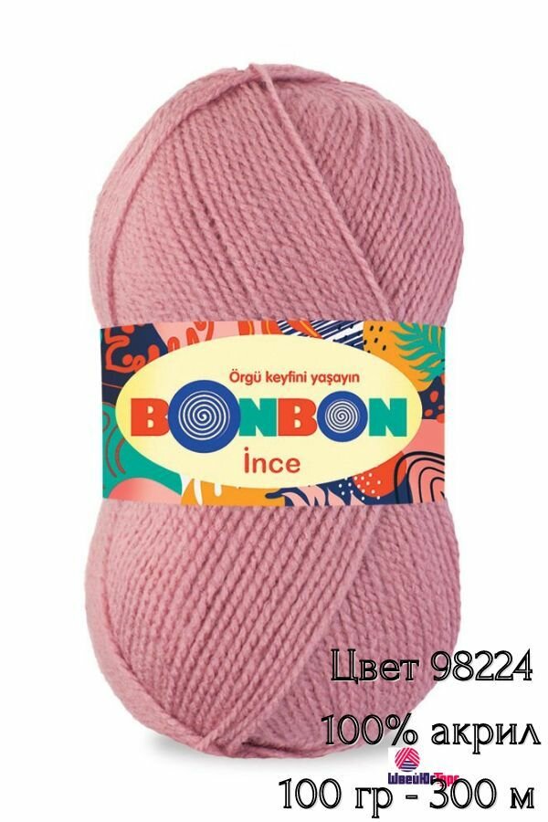 Пряжа Nako Bonbon Ince (5 мотков*100гр.) 98224