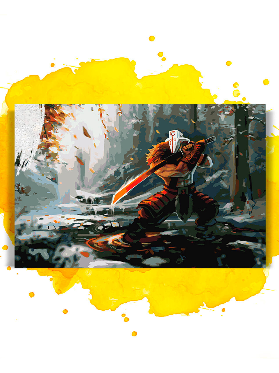 Картина по номерам на холсте Dota 2 - Juggernaut, 40 х 60 см