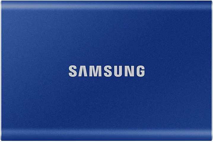 Внешний SSD накопитель Samsung T7 Touch 1Tb, синий (MU-PC1T0H/WW)