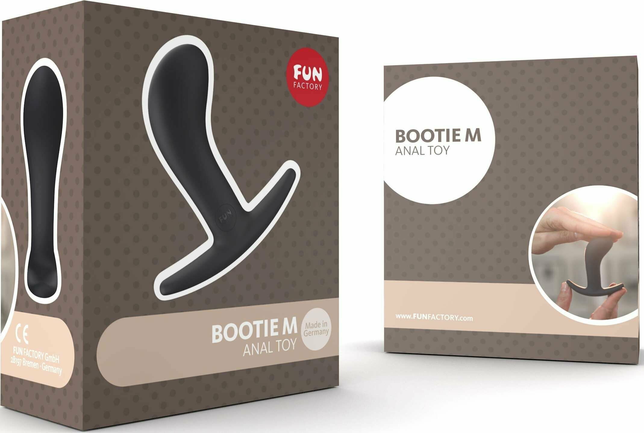 Анальный стимулятор Fun Factory "BOOTIE", Германия, бархатистая поверхность