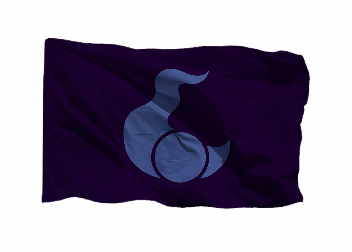 Флаг знамя Тзинч Вархаммер Warhammer 40000 90х135 см на шёлке для ручного древка