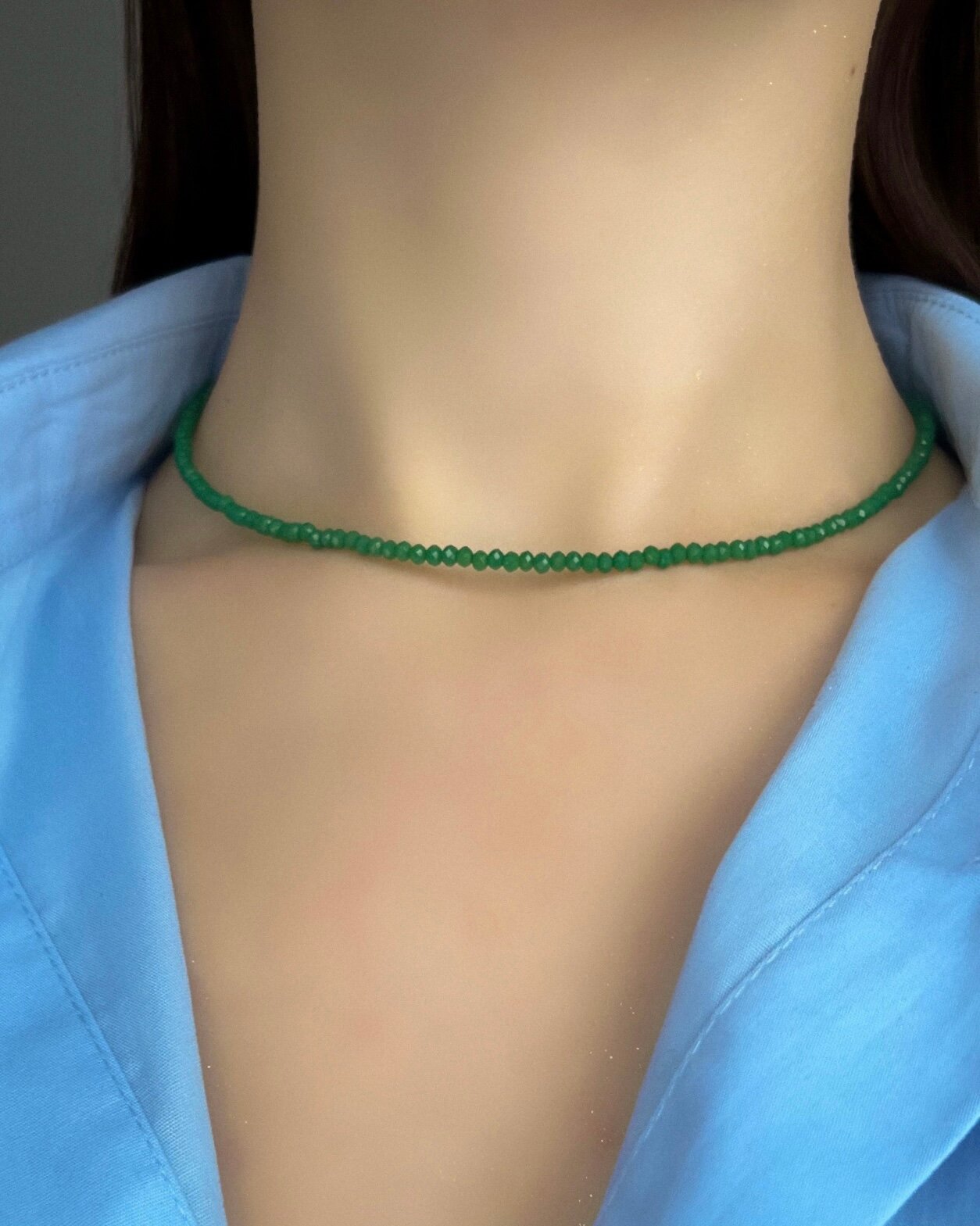 Колье, кристаллы Swarovski