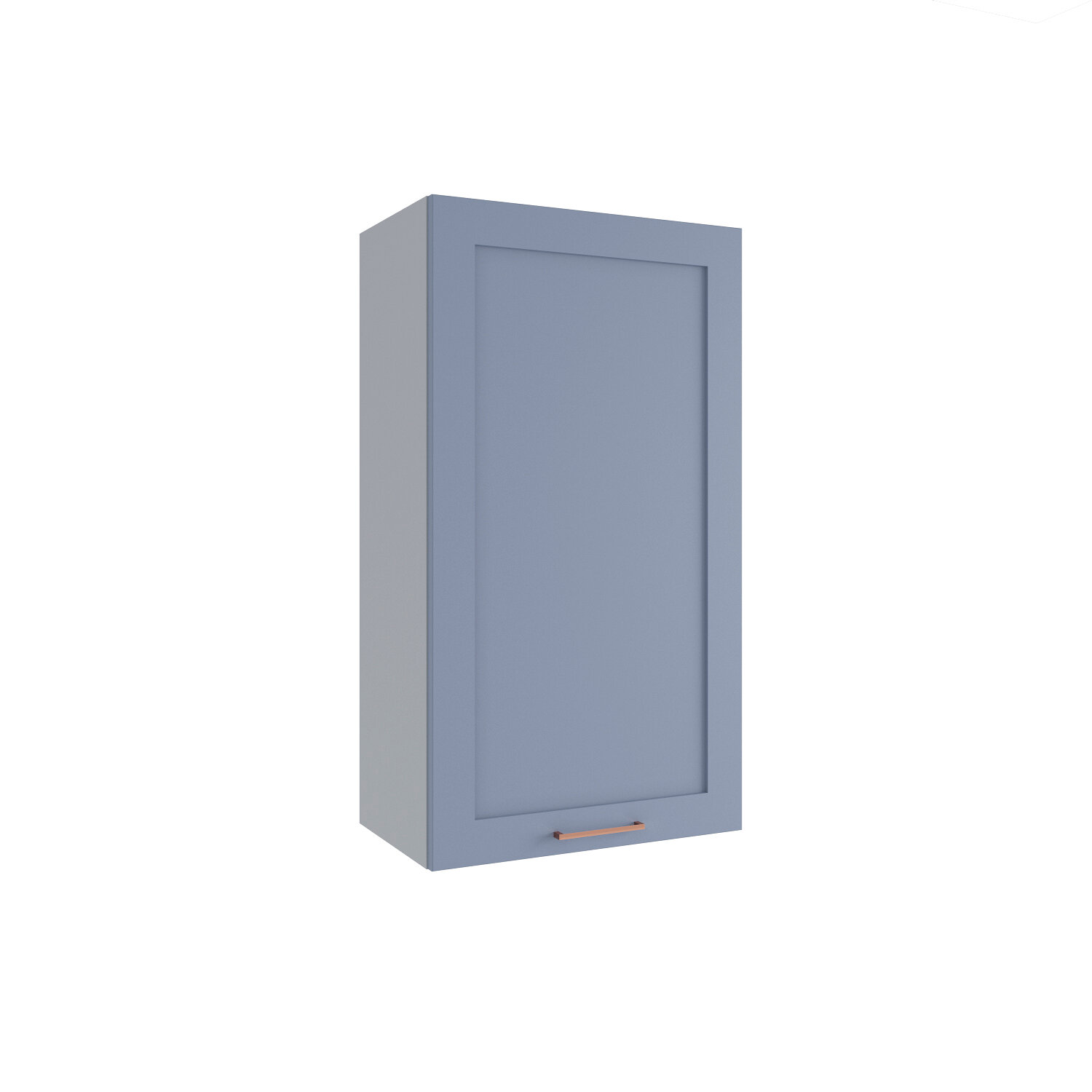 Кухонный шкаф навесной, ВП 500/2, Кухня Квадро, Серый / Лунный Свет