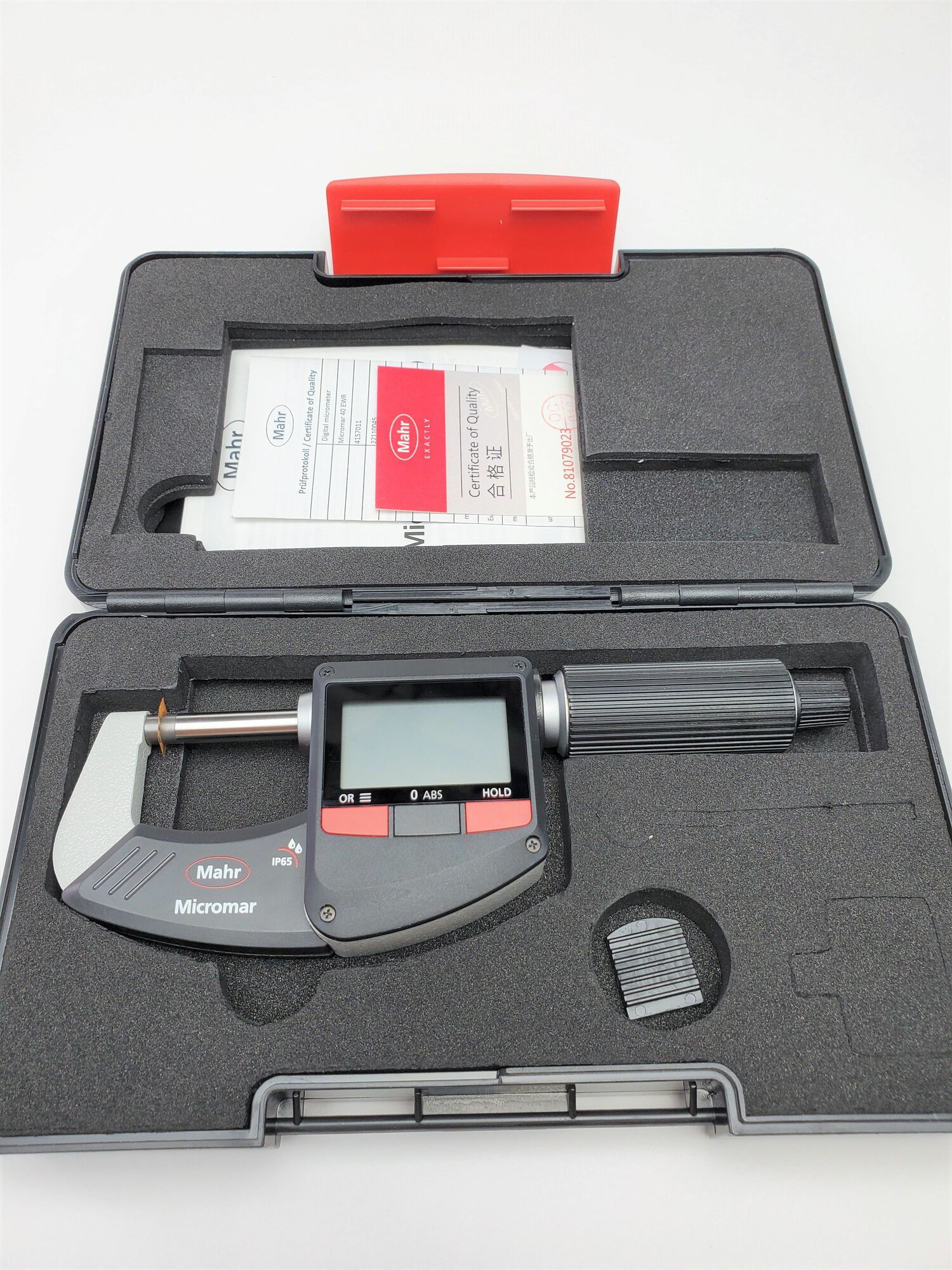 Микрометр цифровой Mahr 40EWR 0-25 мм