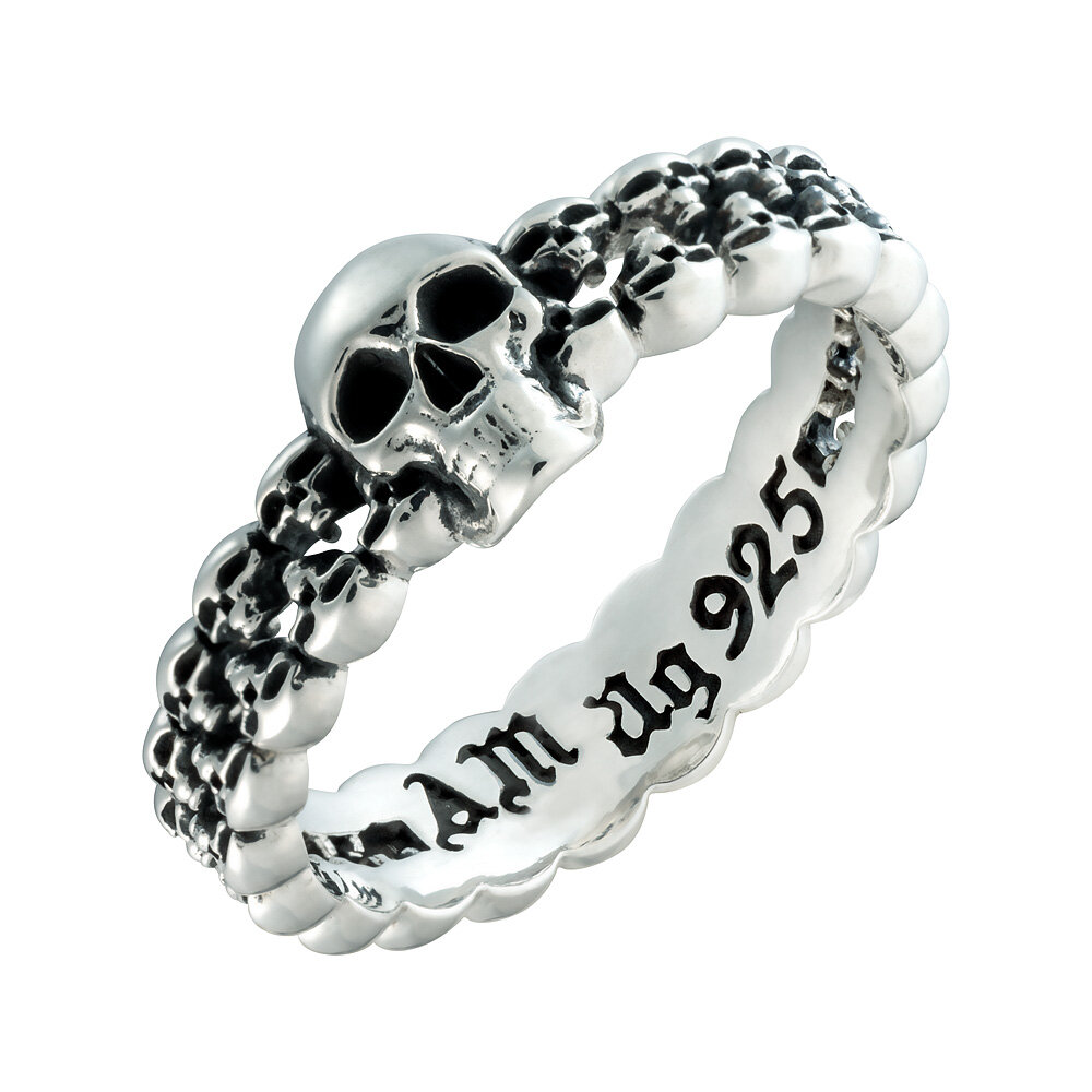 Кольцо, серебро, 925 проба