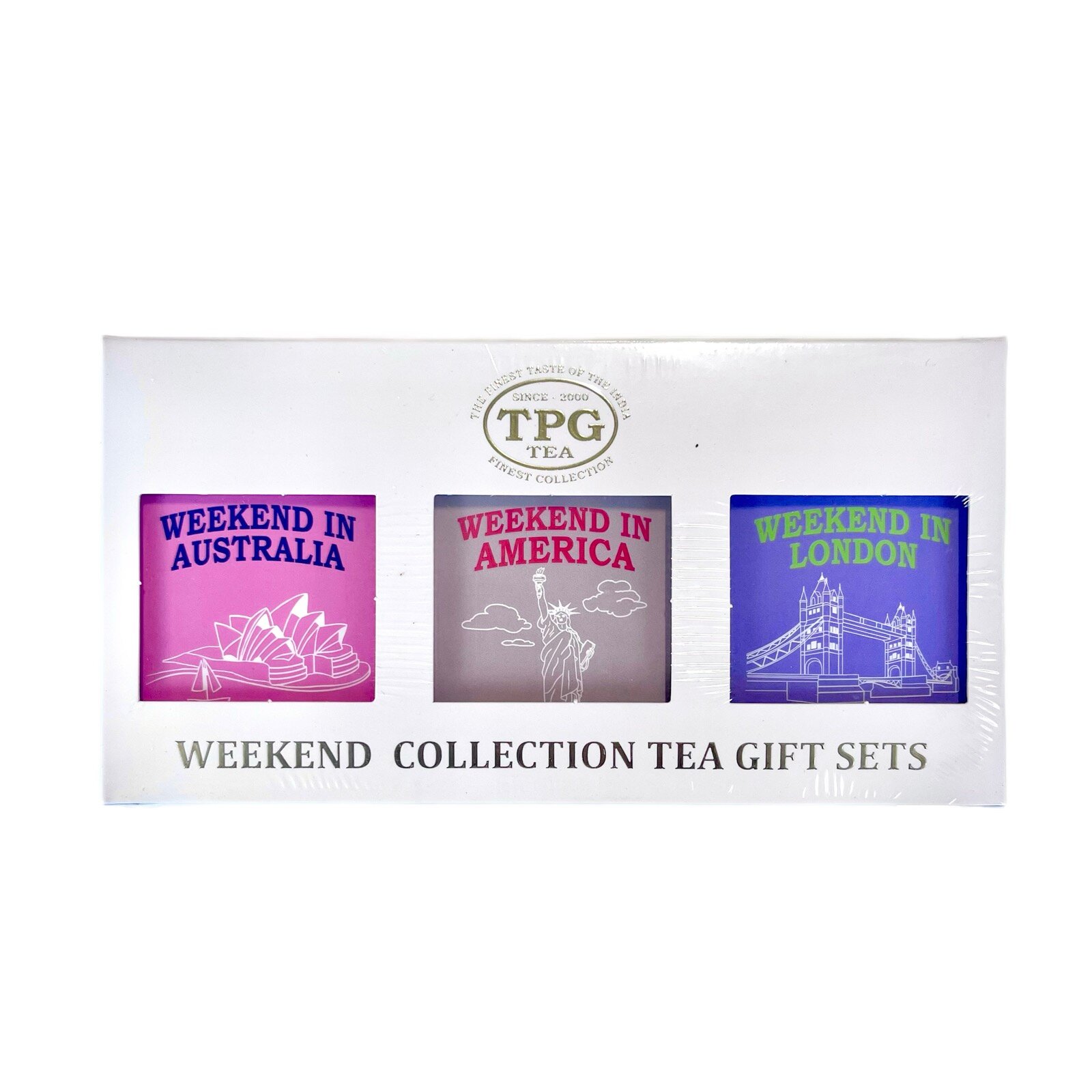 Weekend Collection TEA Gift Sets, Bharat Bazaar (Подарочный набор чая австралия, америка, лондон, Бхарат Базаар), 1 уп.