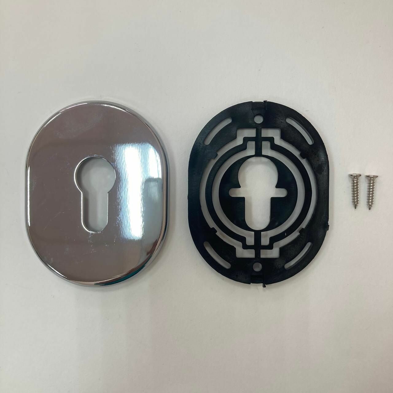 Накладка декоративная на цилиндровый замок Fuaro ESC473-C хром