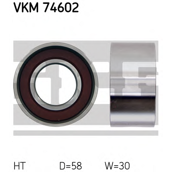 SKF VKM74602 (RF2A12700) натяжитель ремня грм Mazda (Мазда) 323 / 626 premacy 2.0td 98