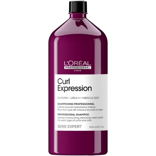 Шампунь увлажняющий L`oreal Professionnel Curl Expression, для кудрявых волос, 1,5 л