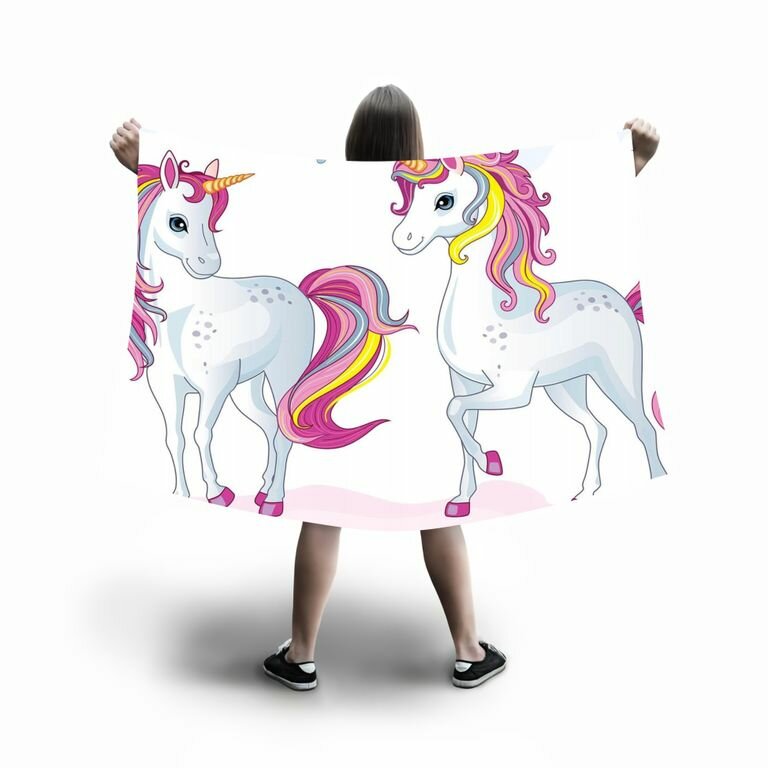 Флаг большой Единорог №19