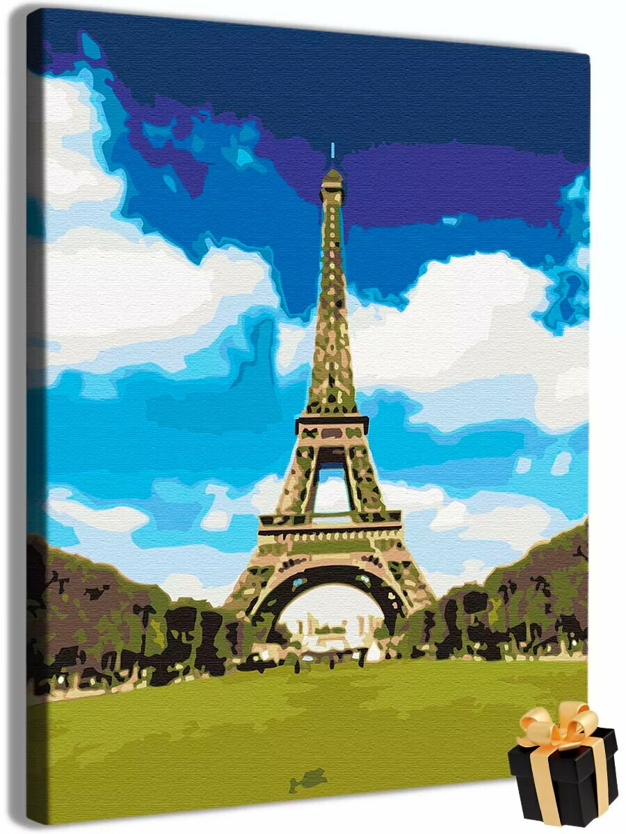Картина по номерам Эйфелева Башня