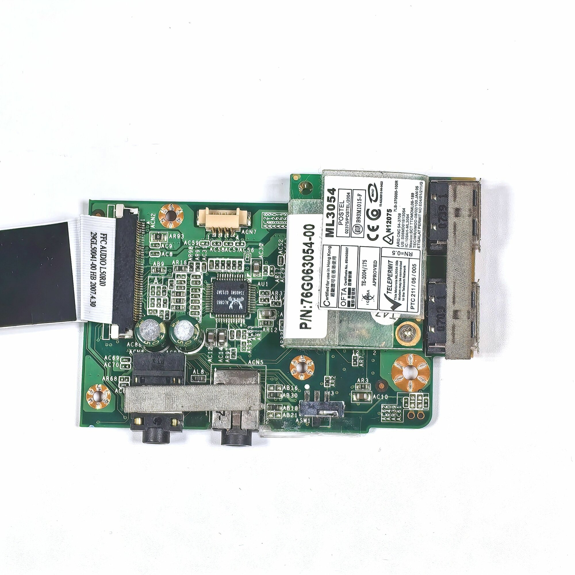 Плата USB AUDIO BD ноутбука Fujitsu-Siemens PA2510