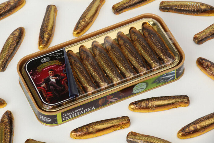 Шоколадные конфеты Закусон олигарха, 3 упаковки по 100 гр, АтАг