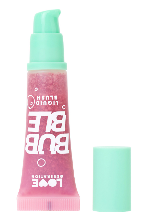 Румяна жидкие Love Generation Bubble, тон 01 розово-красный, 10 мл