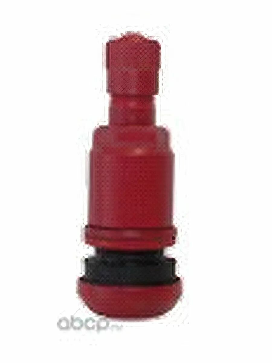 Вентиль колесный MS525, металл, разборный, красный (1 шт в