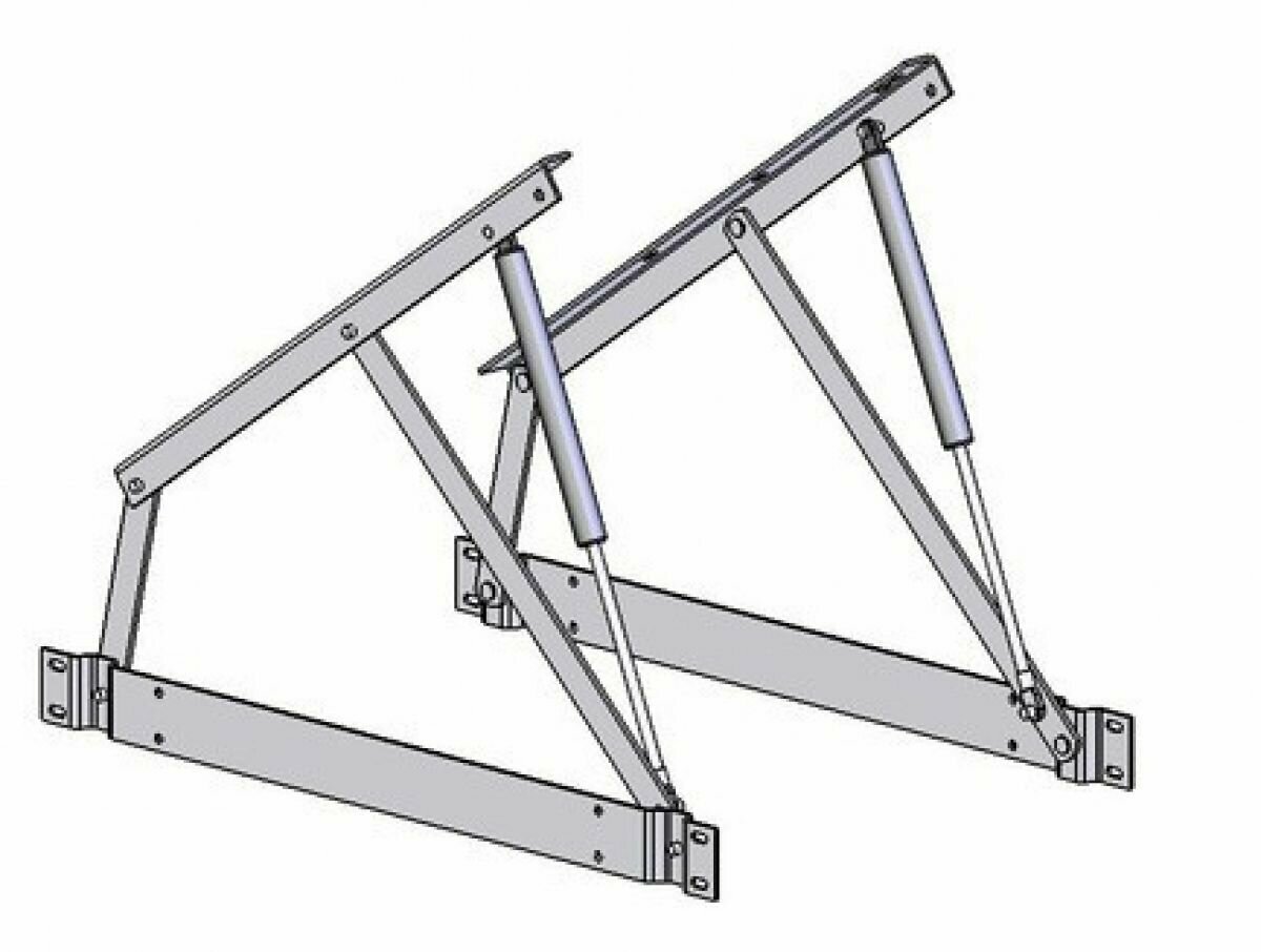 Подъёмный механизм для основания кровати 559 с газлифтами 800H.