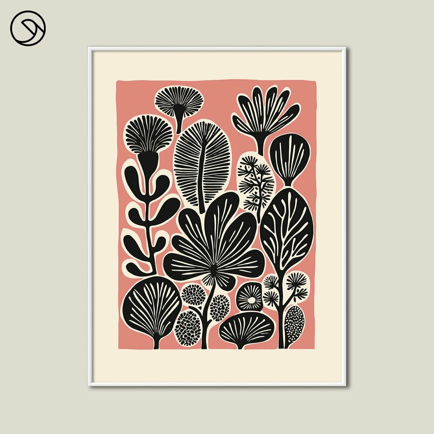 Постер в раме 50х70 Postermarkt, Арт Абстракция №36