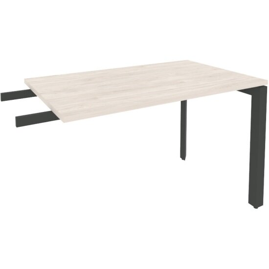 Брифинг-приставка Riva CHAIR на П-образном м/к O. MP-BR-11 Денвер светлый/Антрацит металл 1180*720*750 Onix