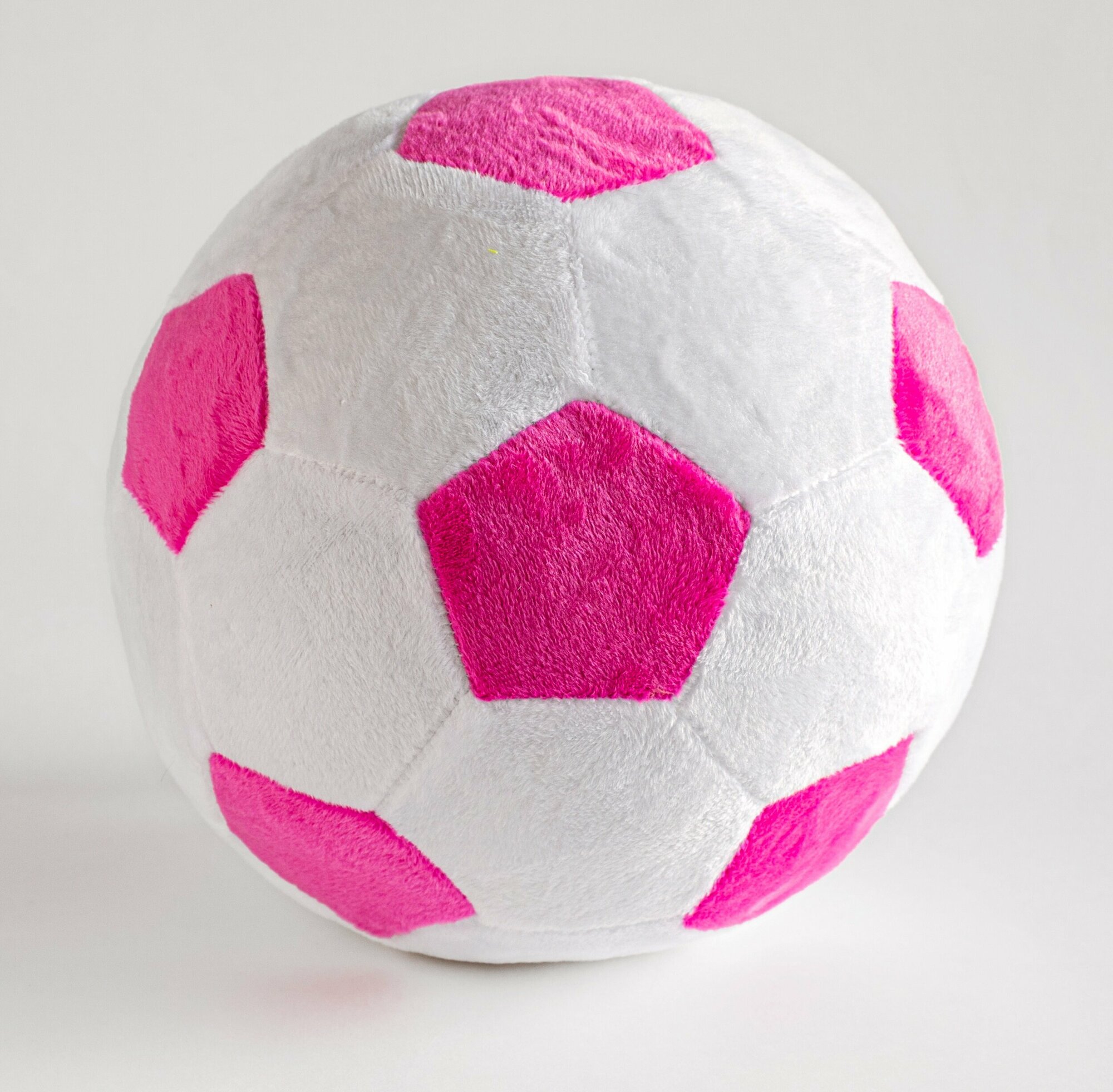 Мягкая игрушка Magic Bear Toys Мяч мягкий цвет белый/розовый 23 см