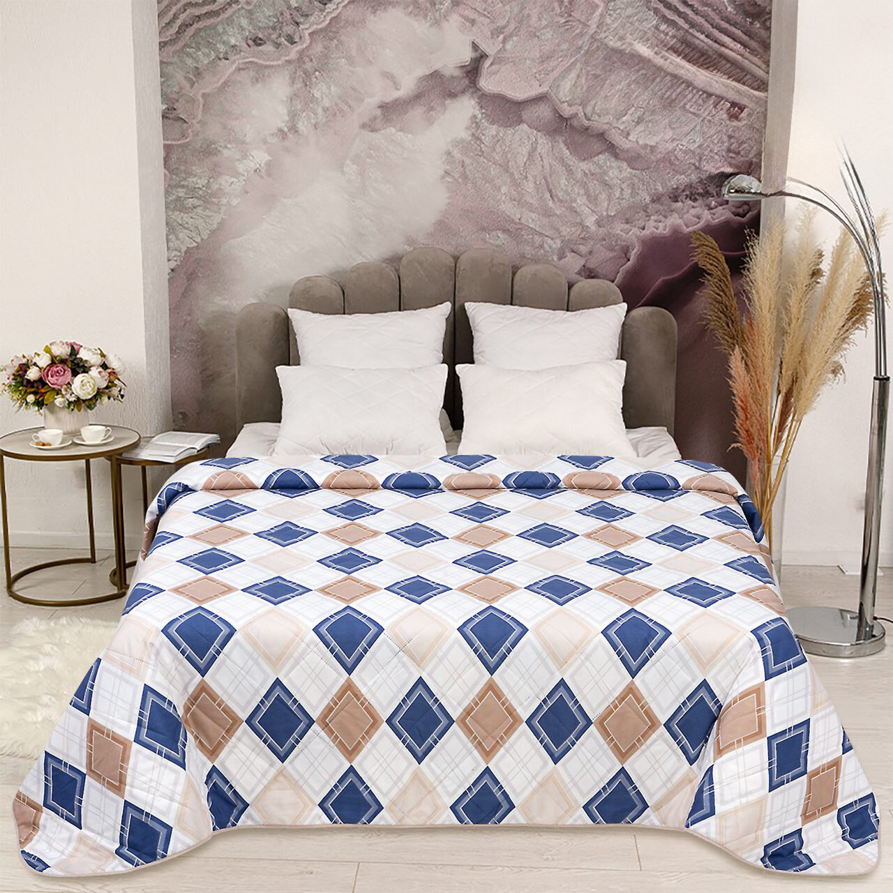 Покрывало (ультрастеп) 240х215 арт 2245 "Геометрия"