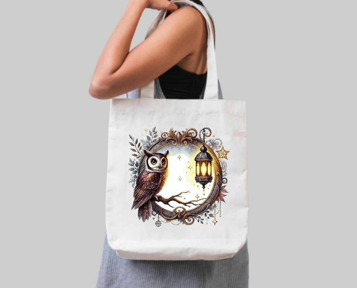 Термотрансфер "Сова" 20х20, наклейка на одежду