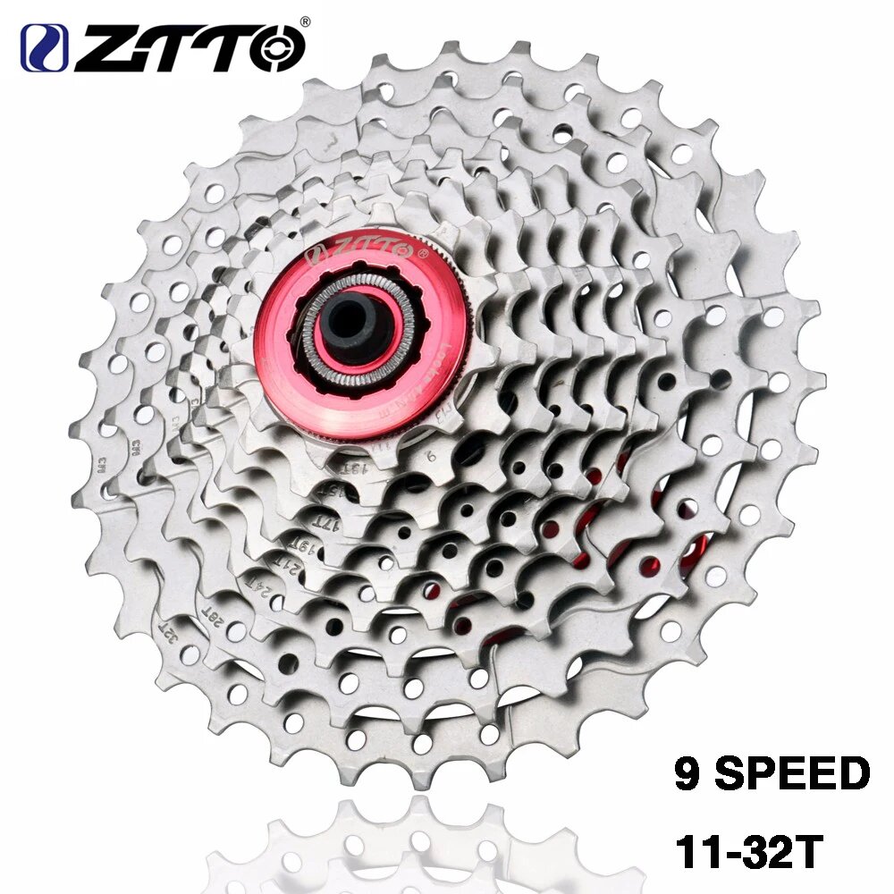 ZTTO 9 скоростей 11-32T MTB кассета для горного велосипеда 9 s 18s 27s 32t маховик свободного хода для велосипеда M370 M430 M4000 M590 M3000