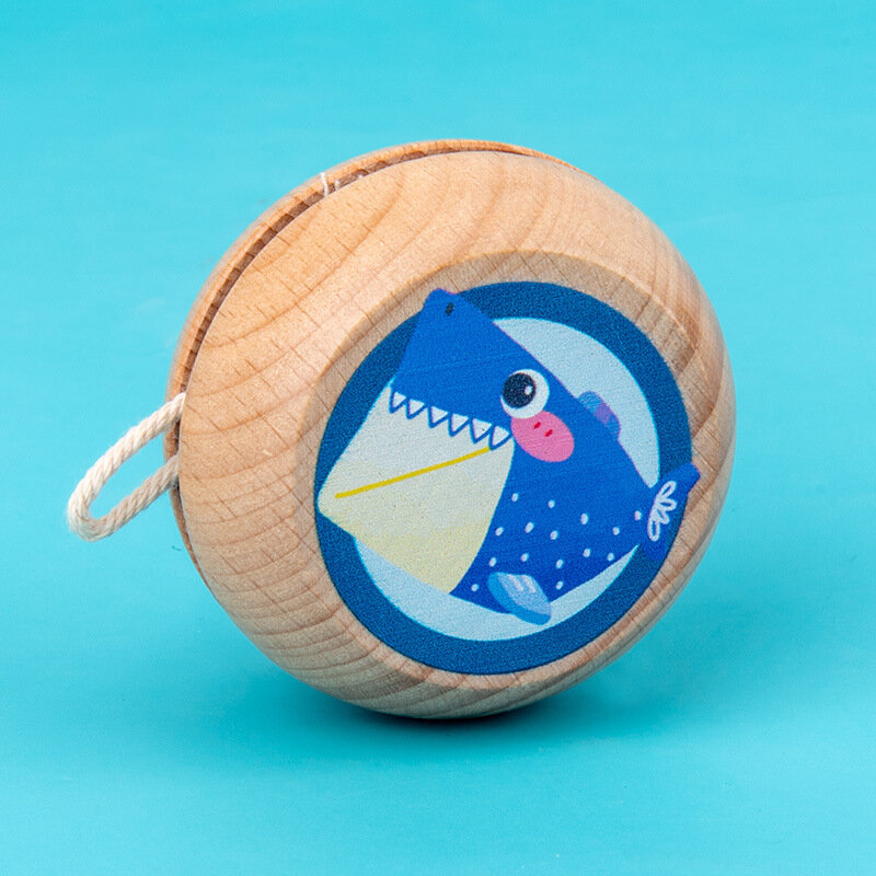 Детская деревянная йо-йо/Йо-Йо YOYO для детского сада, креативная спортивная игрушка для снятия стресса, уличная игрушка для кросс-граничного бизнеса