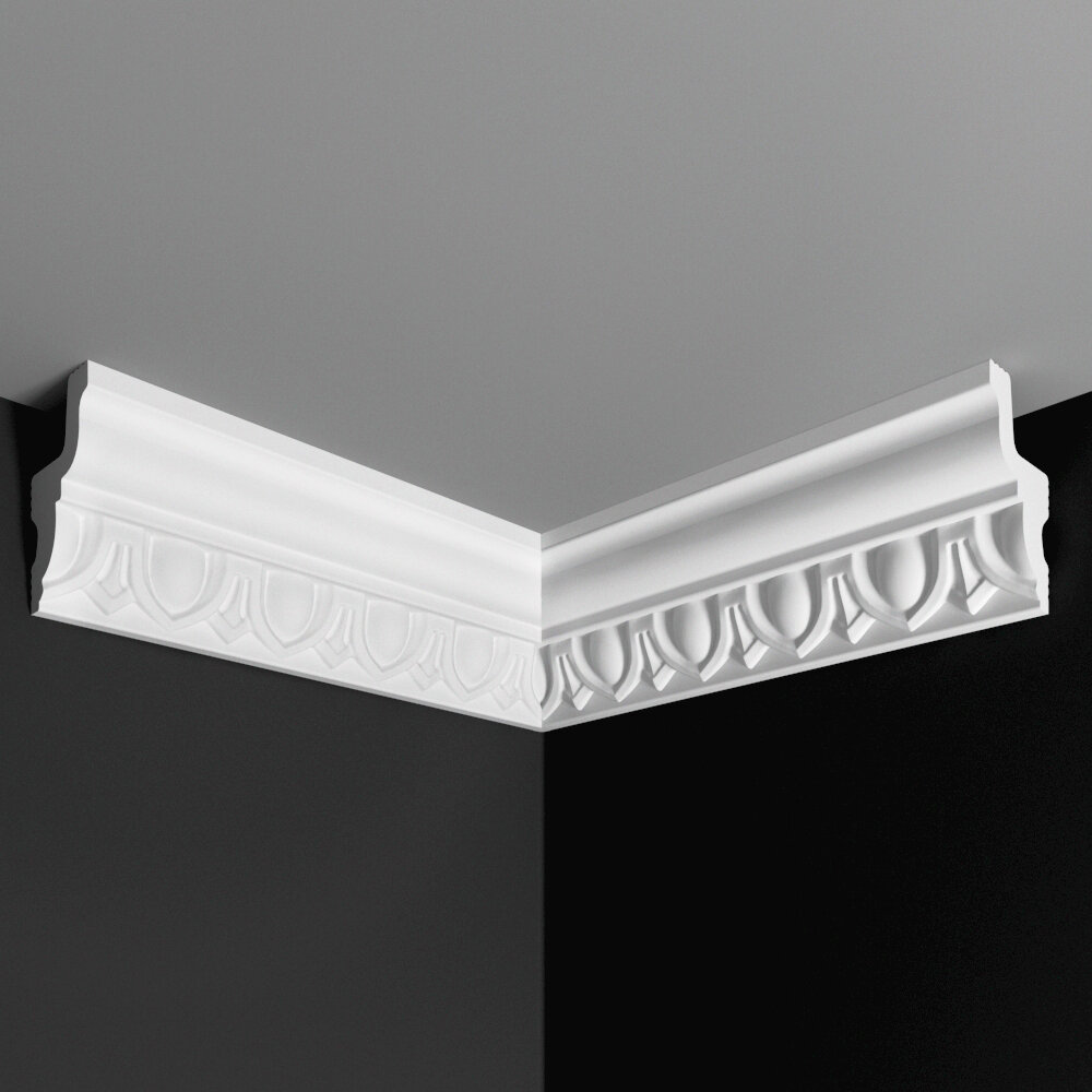 Угол Внутренний к Плинтусу Де-Багет ДП 22/70 Д2000хШ37хВ60 мм.