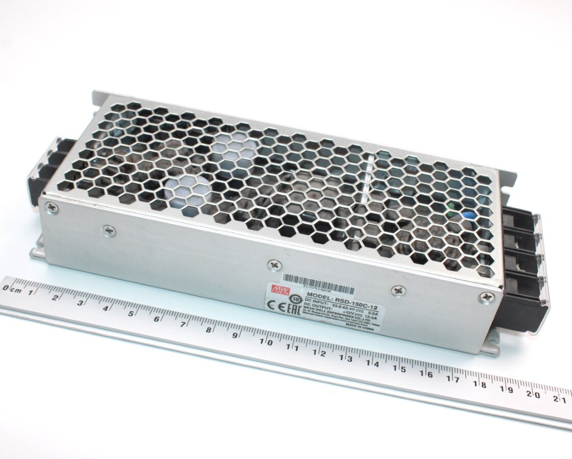 Модуль питания DC-DC 12V, 151W, 12.5A RSD-150C-12 (вх. 33.6-62.4VDC 5A), MW