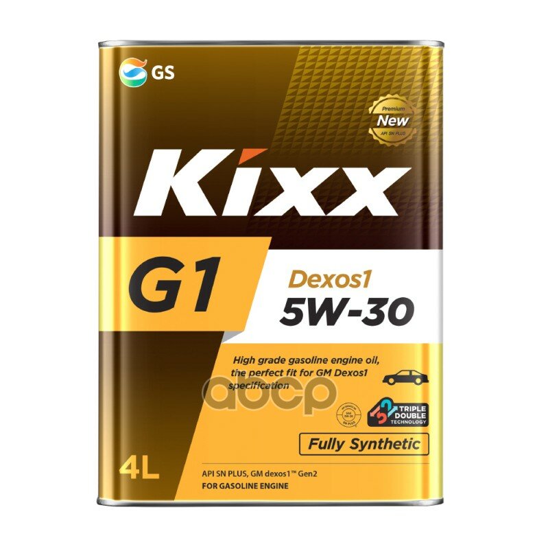 Kixx KIXX G1 Dexos1 5W30 4L масло моторное API SN PLUS / ILSAC GF-5 GM Dexos1 Gen2 Ж/банка шт.
