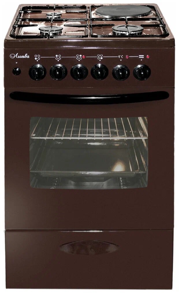 Плита Лысьва ЭГ 1/3г01 МС-2у, комбинированная, 4 конфорки